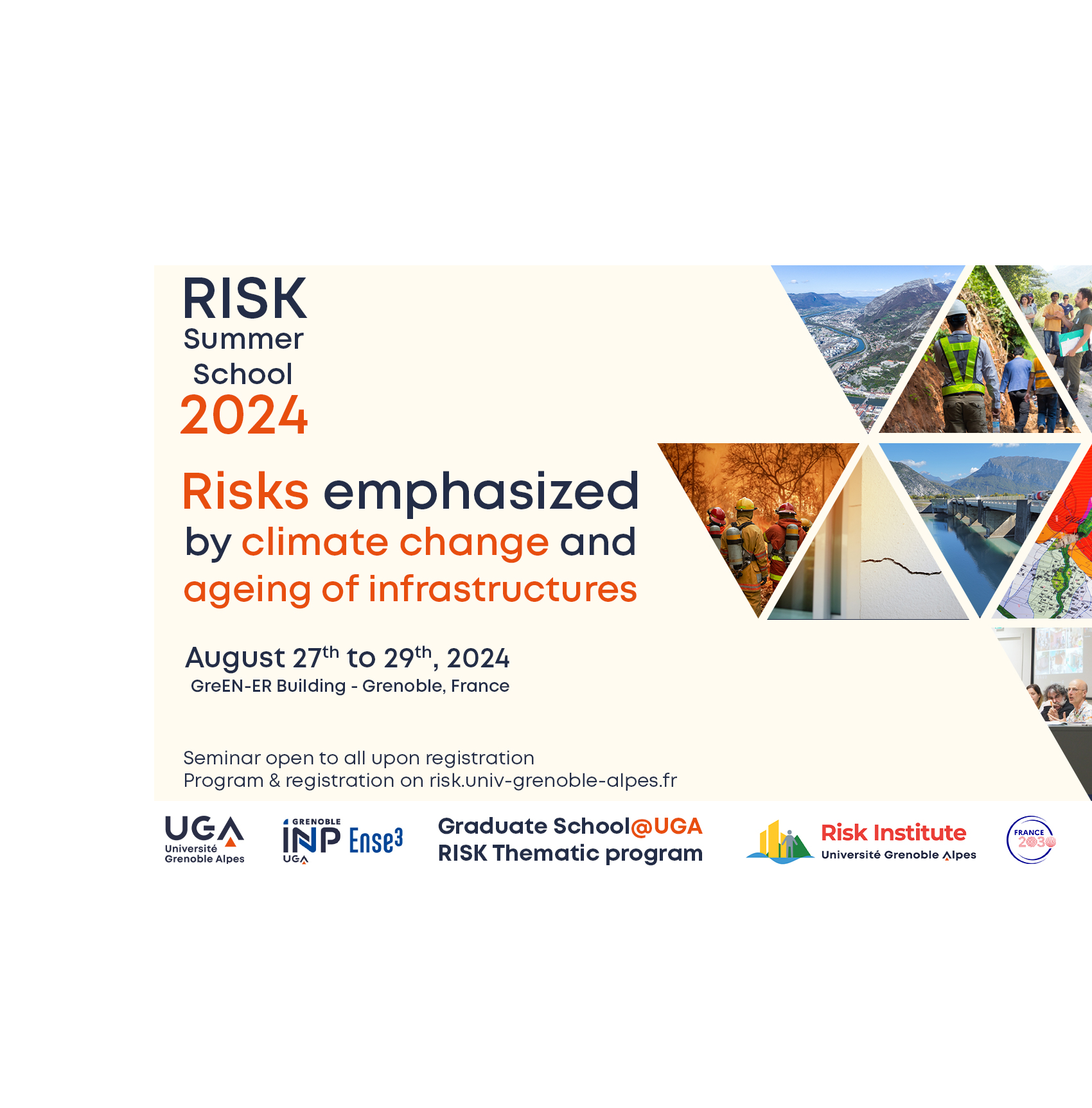 École d’été RISK@UGA sur les risques intensifiés par le changement climatique et le ...